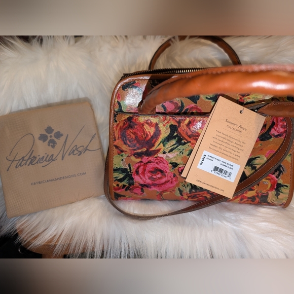 Patricia Nash | Bags | Patricia Nash Leather Shoulder Bag Tote Vintage ...
